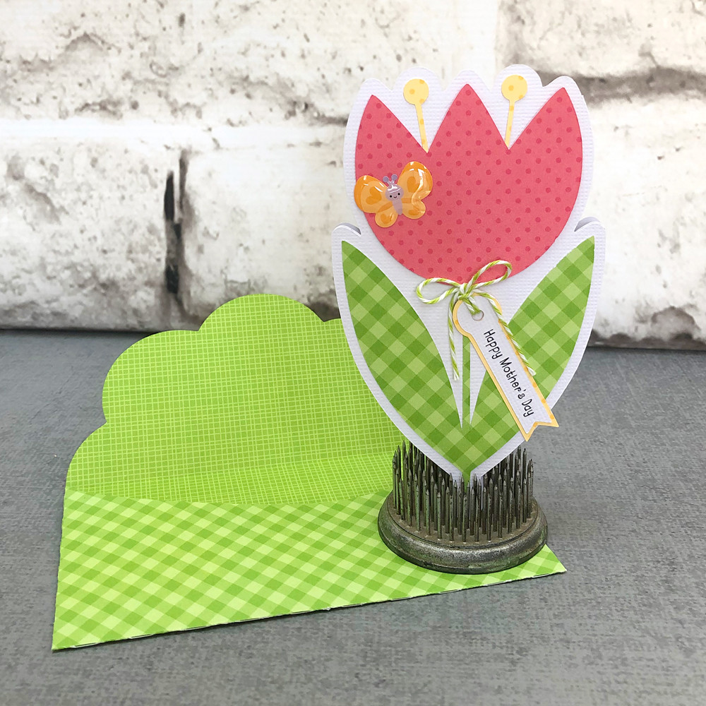 Shaped Card Flower 2 - Lori Whitlock's SVG Shop