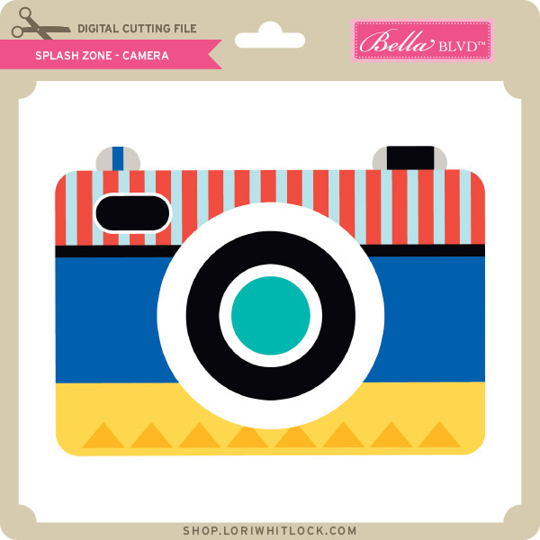 Splash Zone - Camera - Lori Whitlock's SVG Shop