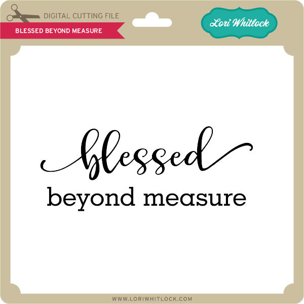 Blessed 2 - Lori Whitlock's SVG Shop