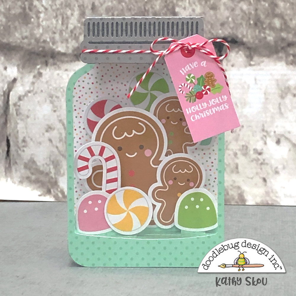 Mason Jar Card Base - Lori Whitlock's SVG Shop