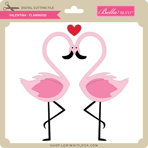 Valentina Flamingos - Lori Whitlock's SVG Shop