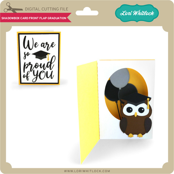 4 Step Card with Front Flap - Lori Whitlock's SVG Shop