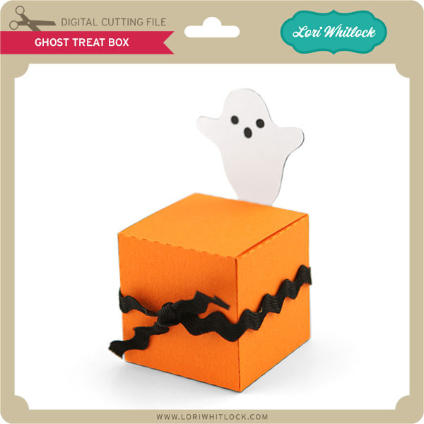 Ghost Favor Box - Lori Whitlock's SVG Shop