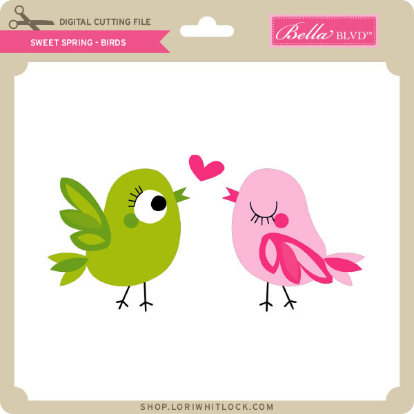Sweet Spring - Birds - Lori Whitlock's SVG Shop