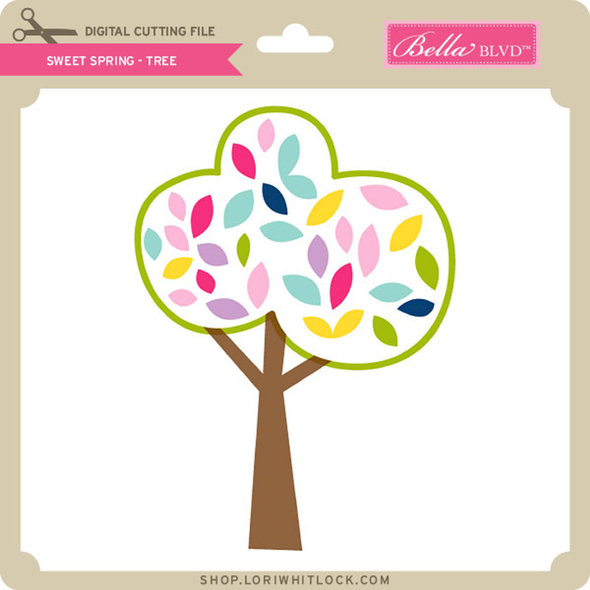 Sweet Spring - Tree - Lori Whitlock's SVG Shop