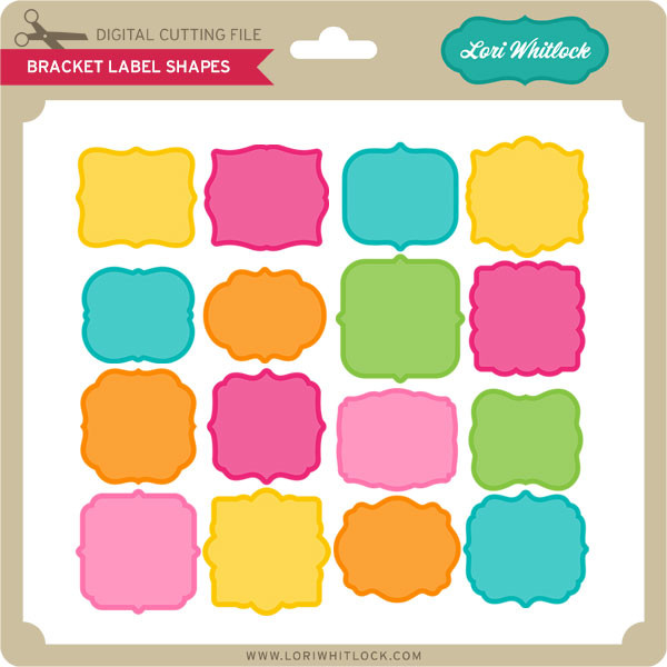6 Bracket Shapes - Lori Whitlock's SVG Shop