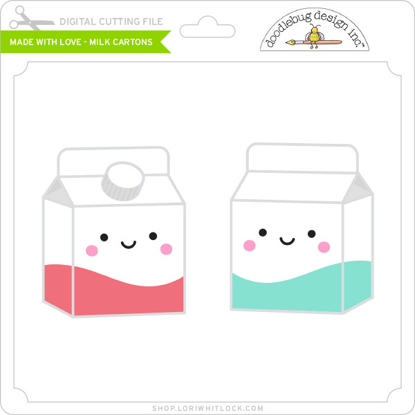 25 Day Countdown Mini Milk Cartons - Lori Whitlock's SVG Shop