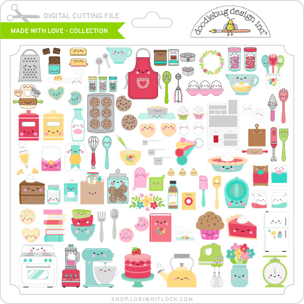 Designer - Doodlebug - Made with Love - Lori Whitlock's SVG Shop