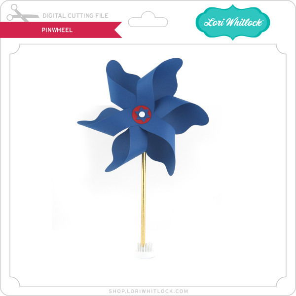 3D Double Pinwheel - Lori Whitlock's SVG Shop