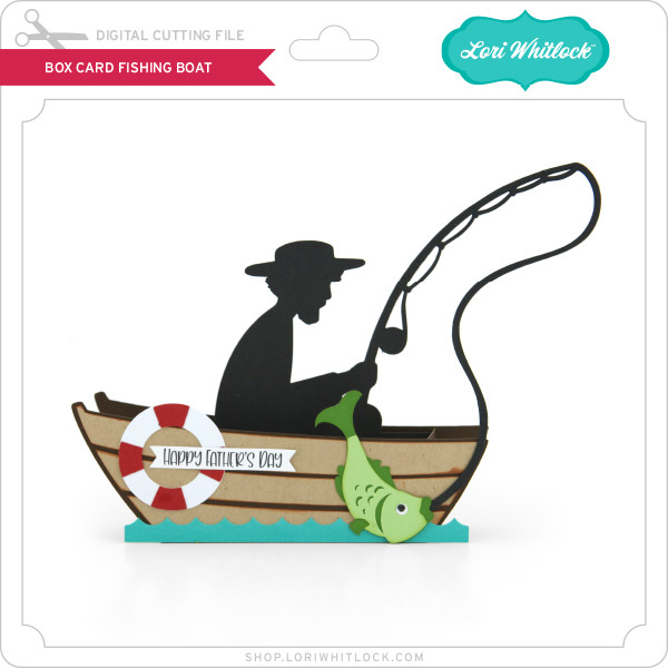 3D Fishing Tackle Box - Lori Whitlock's SVG Shop