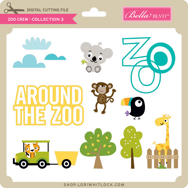 Zoo Crew - Collection 3 - Lori Whitlock's SVG Shop
