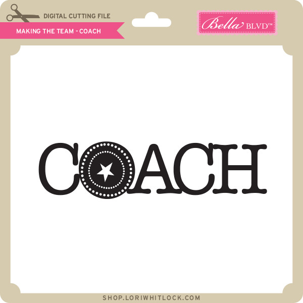 Coach Font - Lori Whitlock's SVG Shop