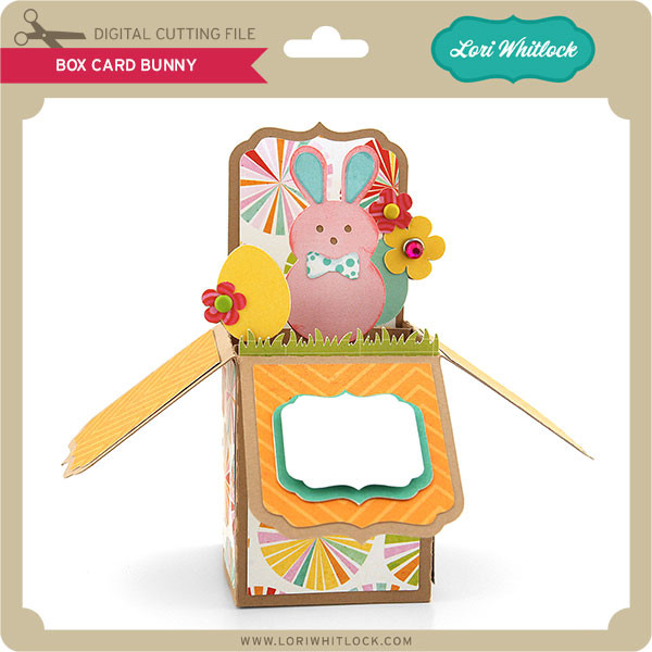 Box Card Easter - Lori Whitlock's SVG Shop