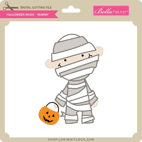 Halloween Magic Mummy - Lori Whitlock's SVG Shop