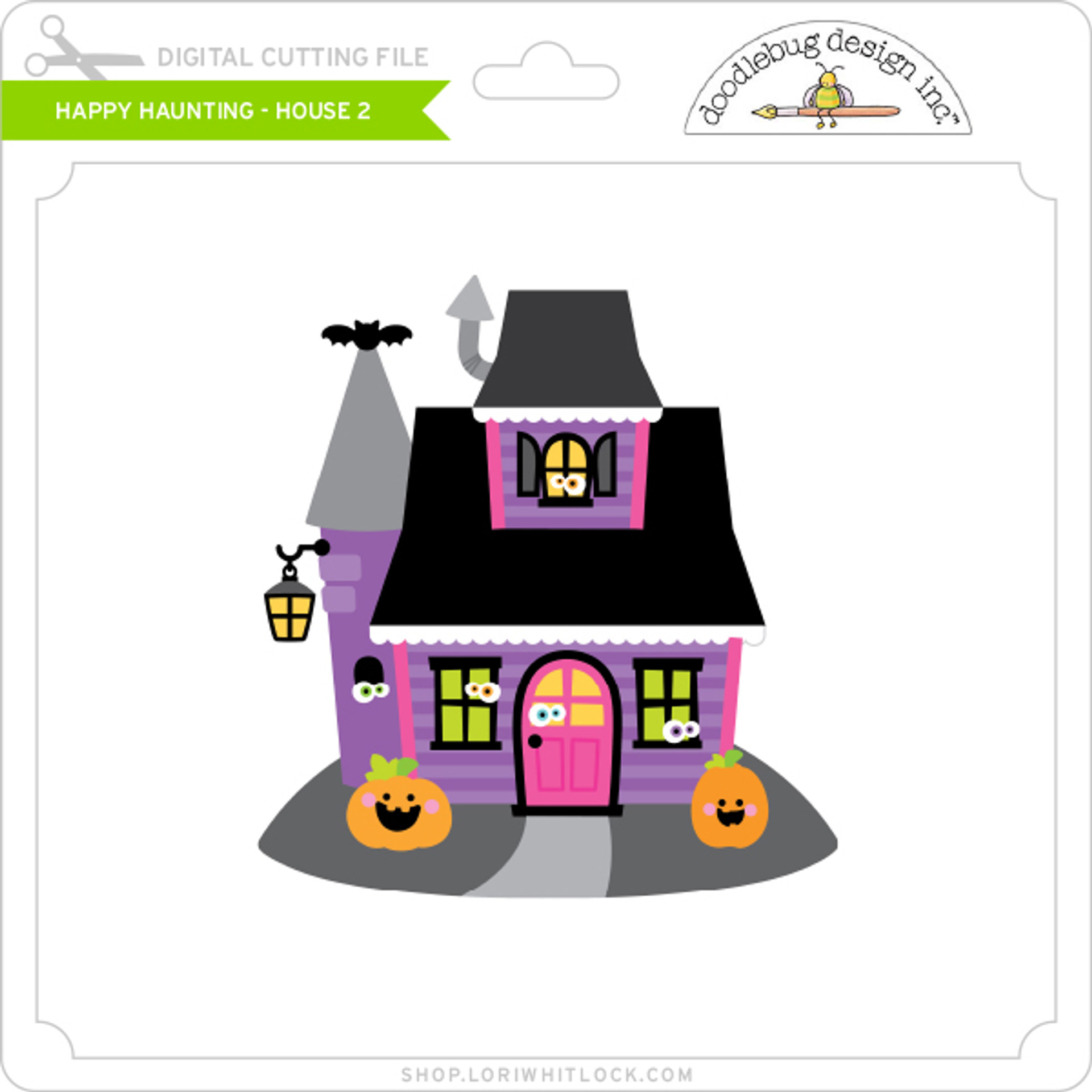Happy Haunting - House 2 - Lori Whitlock's SVG Shop