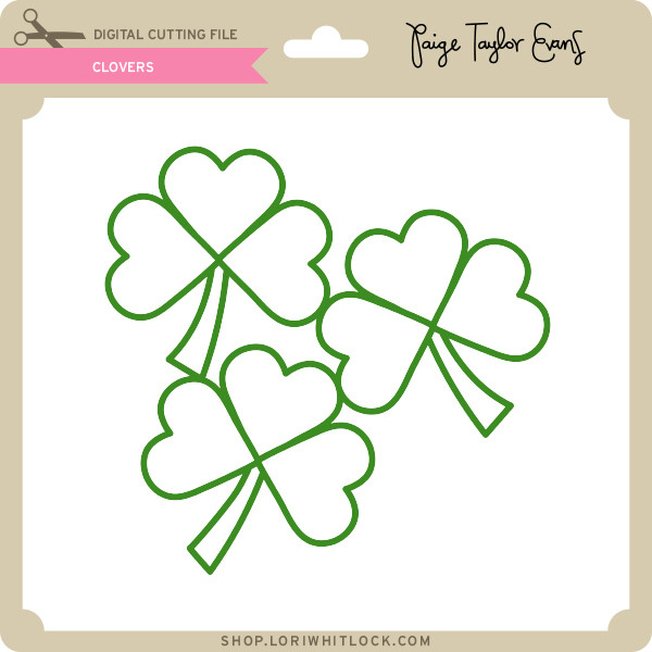 3D Clover - Lori Whitlock's SVG Shop