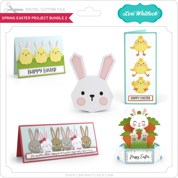 3D Easter Project Bundle - Lori Whitlock's SVG Shop