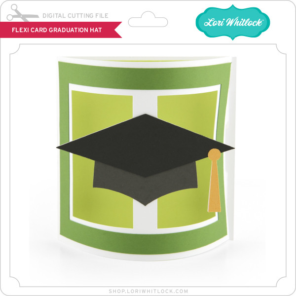 Circle Graduation Hat Box - Lori Whitlock's SVG Shop