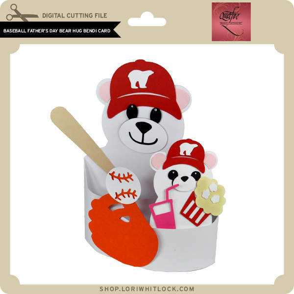Box Card Baseball - Lori Whitlock's SVG Shop