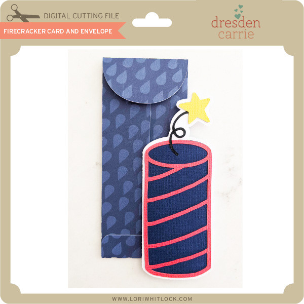 3D Firecracker - Lori Whitlock's SVG Shop