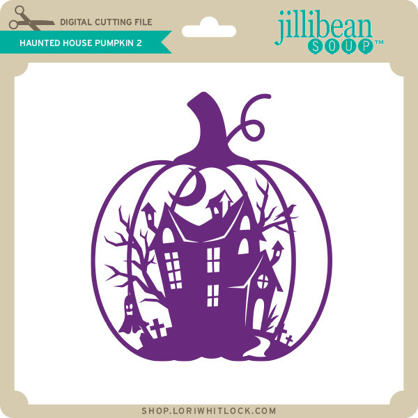 3D Pumpkin Haunted House 2 - Lori Whitlock's SVG Shop