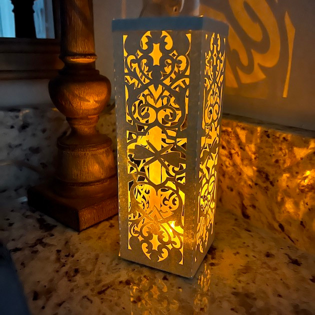 3D Luminary Ornate Pattern - Lori Whitlock's SVG Shop