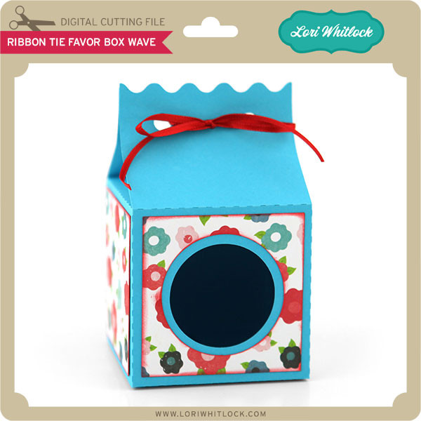 Ribbon Tie Gable Box - Lori Whitlock's SVG Shop