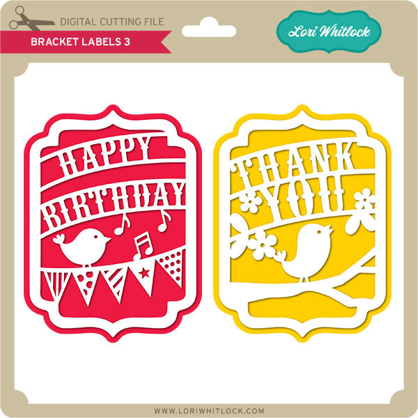 6 Bracket Labels - Lori Whitlock's SVG Shop