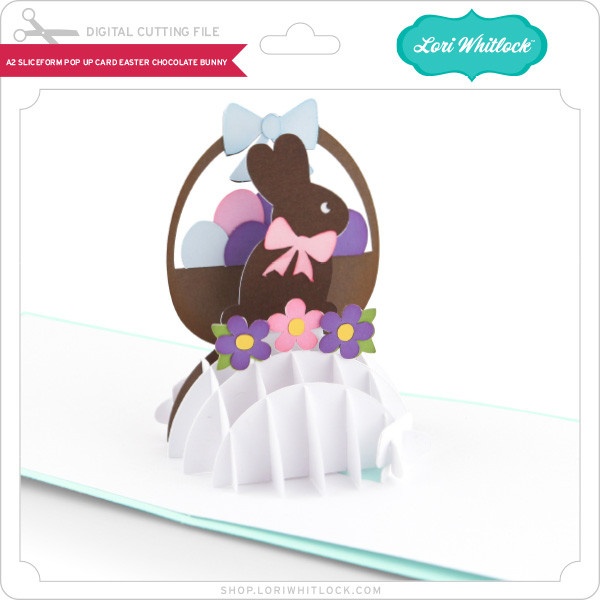 A2 Sliceform Pop Up Card Easter Lamb - Lori Whitlock's SVG Shop