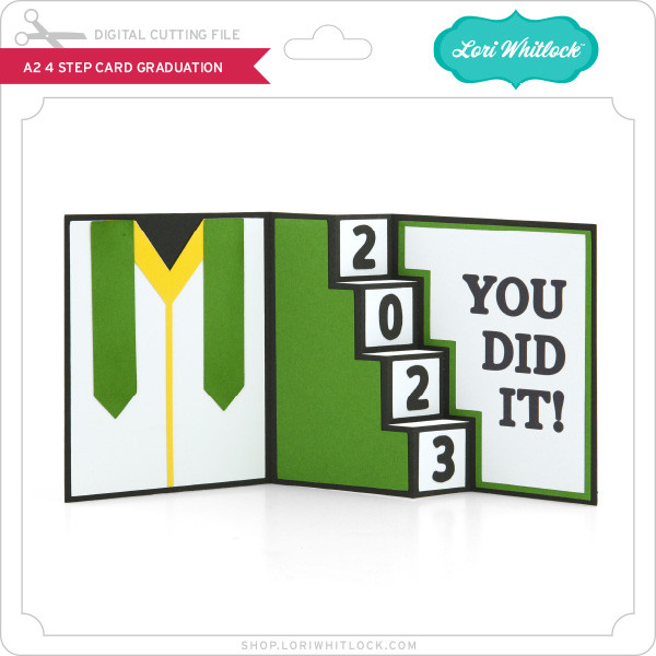 A2 Insert Card Graduation - Lori Whitlock's SVG Shop
