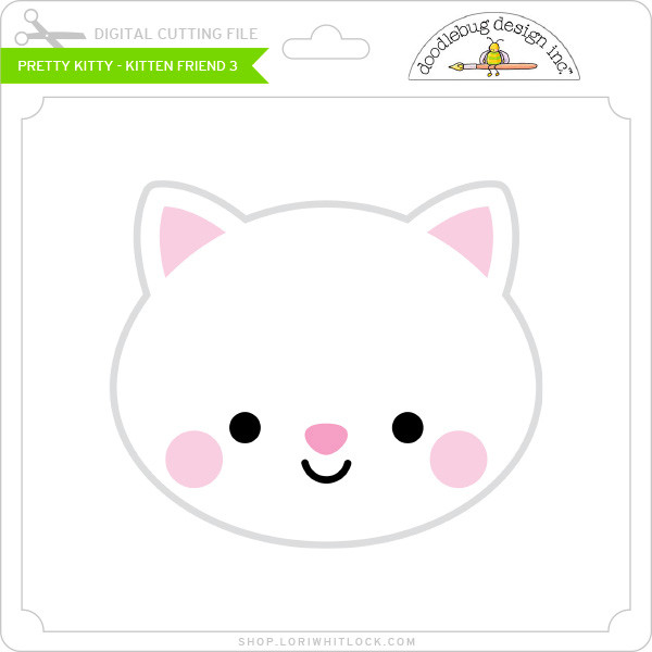 Pretty Kitty - Playful Kitten - Lori Whitlock's SVG Shop