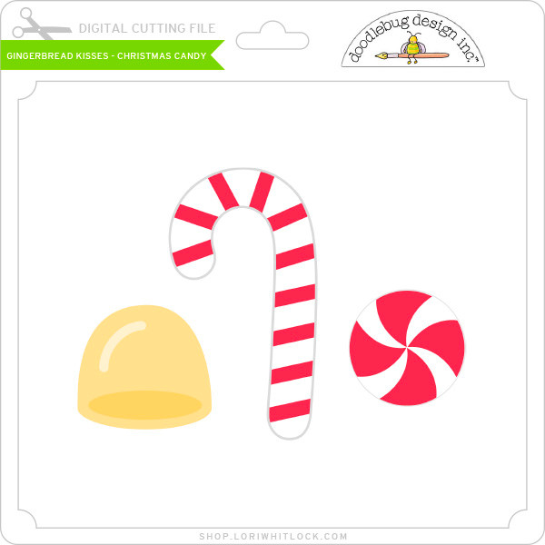 Gingerbread Kisses - Christmas Candy - Lori Whitlock's SVG Shop