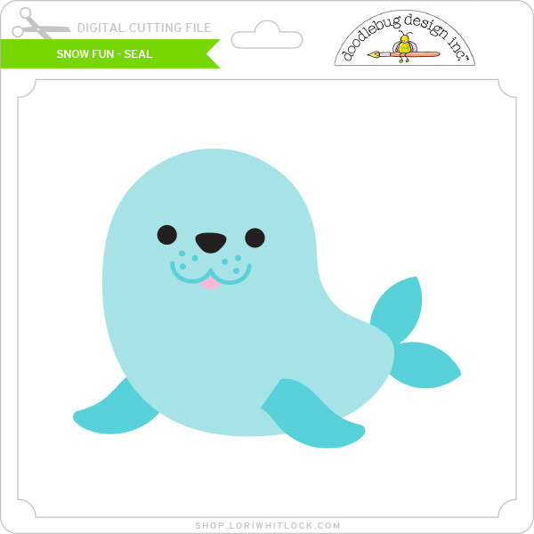 Snow Fun - Seal - Lori Whitlock's SVG Shop