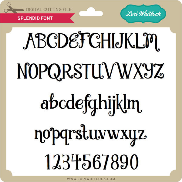 Aubrey Font - Lori Whitlock's SVG Shop