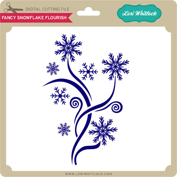 Snowflake Flourish Set - Lori Whitlock's SVG Shop