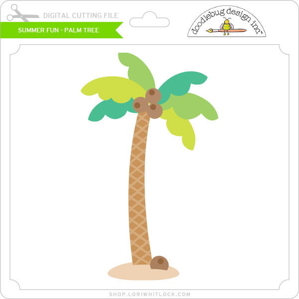 Summer Fun - Palm Tree - Lori Whitlock's SVG Shop