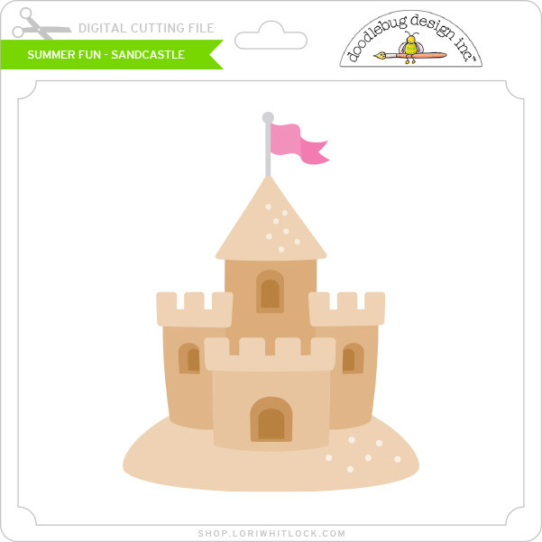 Summer Fun - Sandcastle - Lori Whitlock's SVG Shop