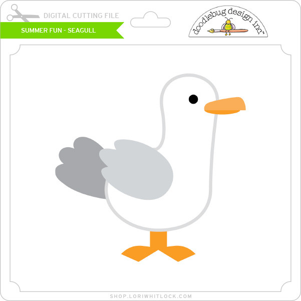 Summer Fun - Seagull - Lori Whitlock's SVG Shop