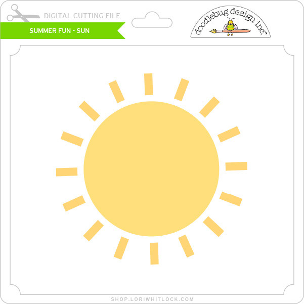 Summer Fun - Sun - Lori Whitlock's SVG Shop