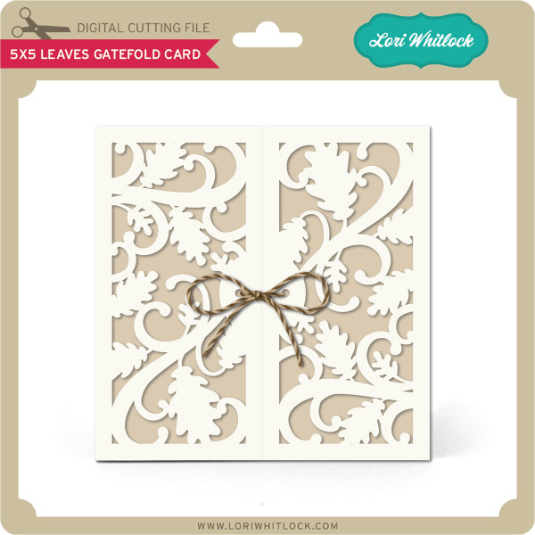 Gatefold Shutter Card - Lori Whitlock's SVG Shop