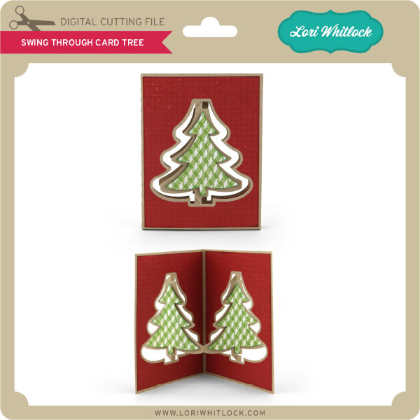 Swing Through Gift Card Holder - Lori Whitlock's SVG Shop