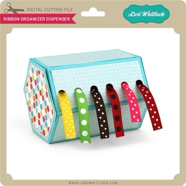 Ribbon Organizer Dispenser - Lori Whitlock's SVG Shop
