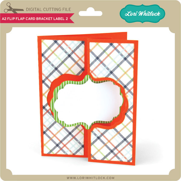 A2 Flip Flap Card 3 Circles - Lori Whitlock's SVG Shop