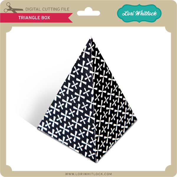 Triangle Party Favor Box - Lori Whitlock's SVG Shop
