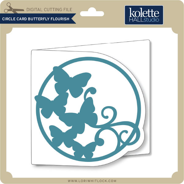 Butterfly Flourish Favor Box - Lori Whitlock's SVG Shop