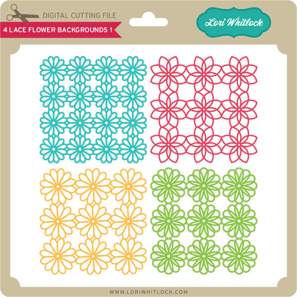 Flower Background Lace - Lori Whitlock's SVG Shop