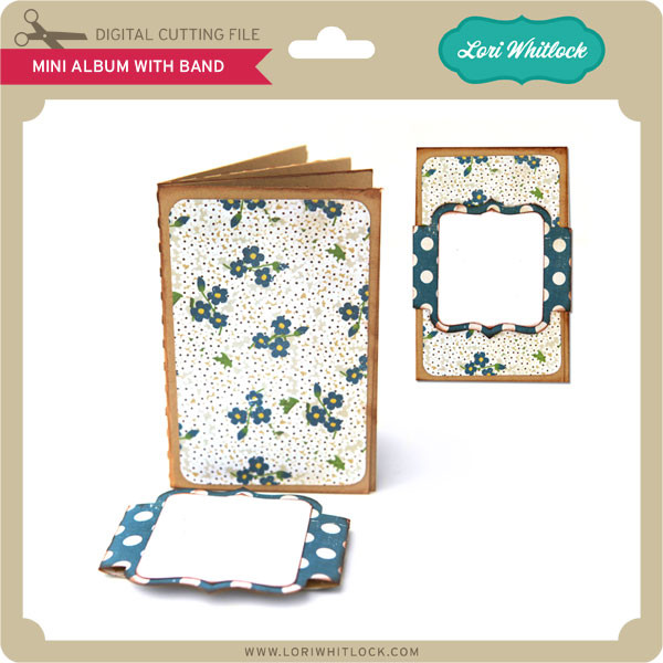 Mini Album Card - Lori Whitlock's SVG Shop