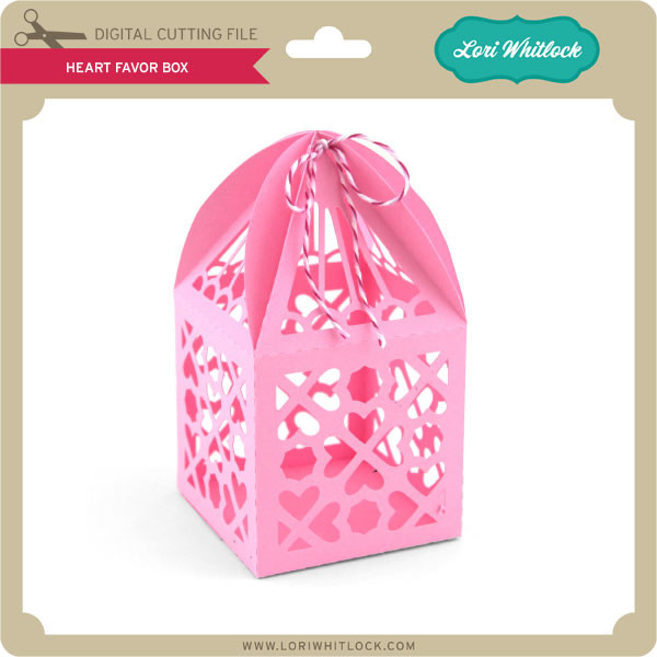 Heart Favor Box - Lori Whitlock's SVG Shop