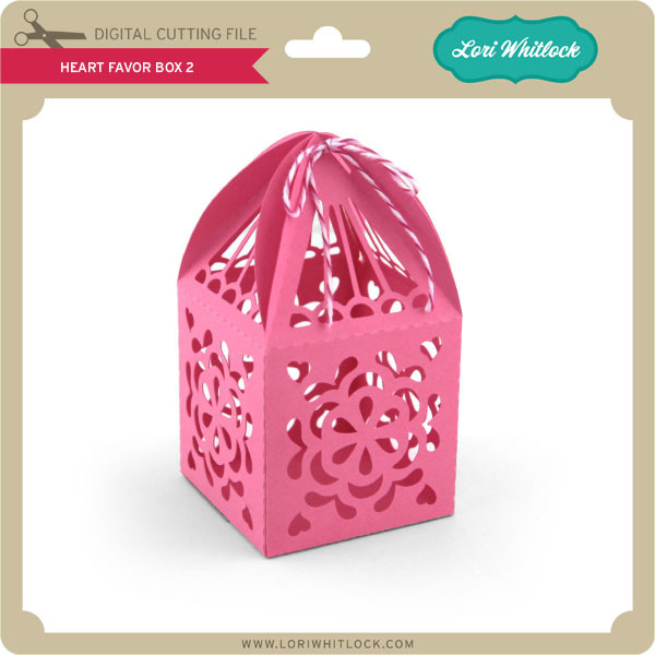 Heart Favor Box 2 - Lori Whitlock's SVG Shop