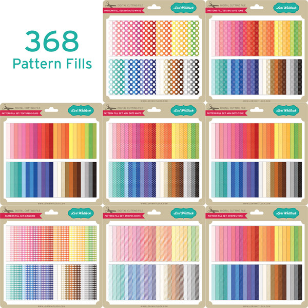 Pattern Fill Set Textured Solids - Lori Whitlock's SVG Shop